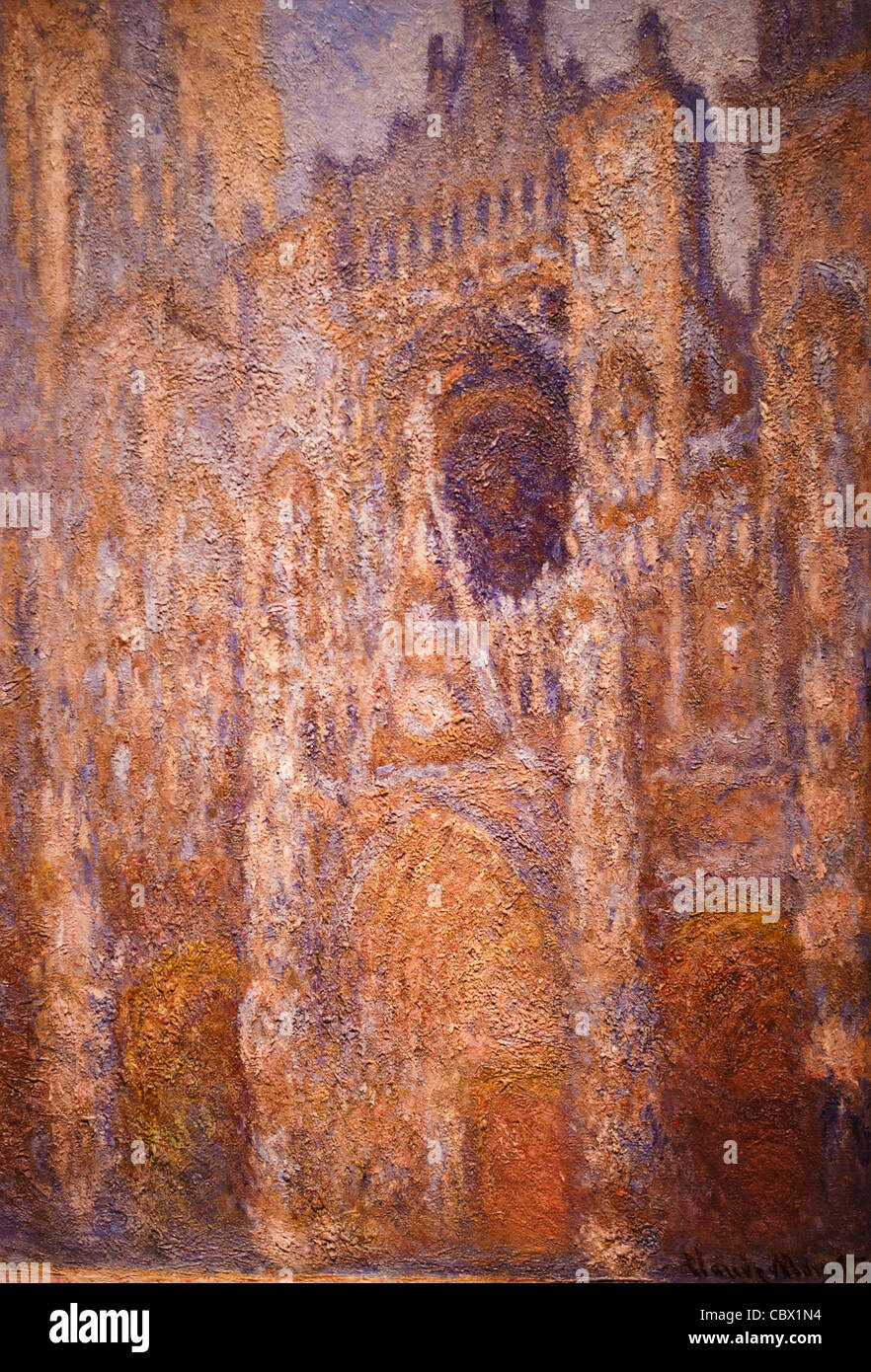 Claude monet rouen cathedral hi-res stock photography and images - Alamy