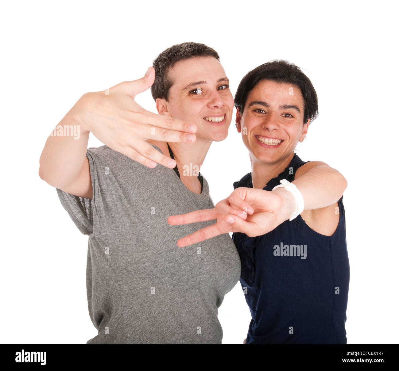 Hand complicity sign hi-res stock photography and images - Alamy