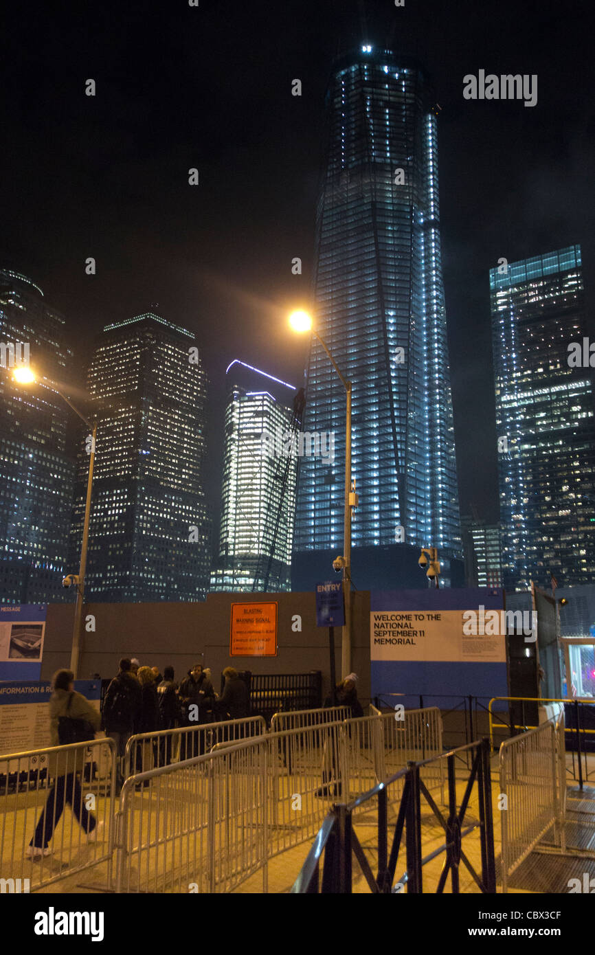 The Freedom Tower rises above former site of the World Trade Center and ...