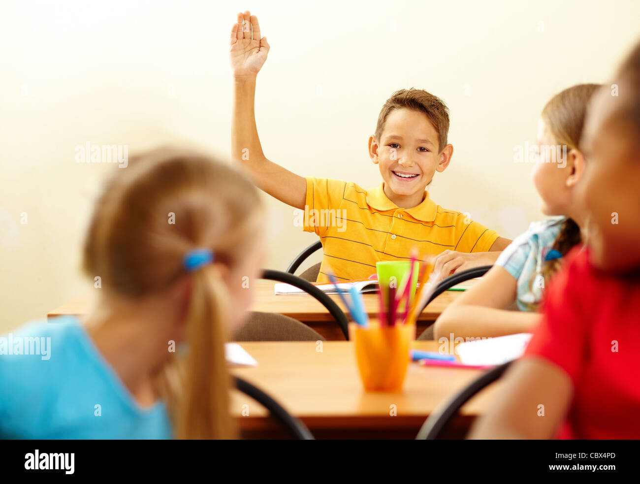 Smart pupil hi-res stock photography and images - Alamy