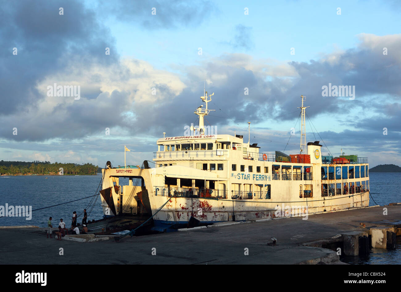 Passenger and vehicle ferry between Luzon and Samar Islands. Luzon ...