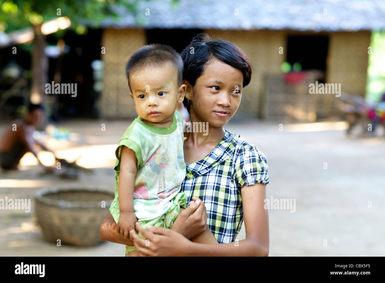 Children in Myanmar Stock Photo - Alamy
