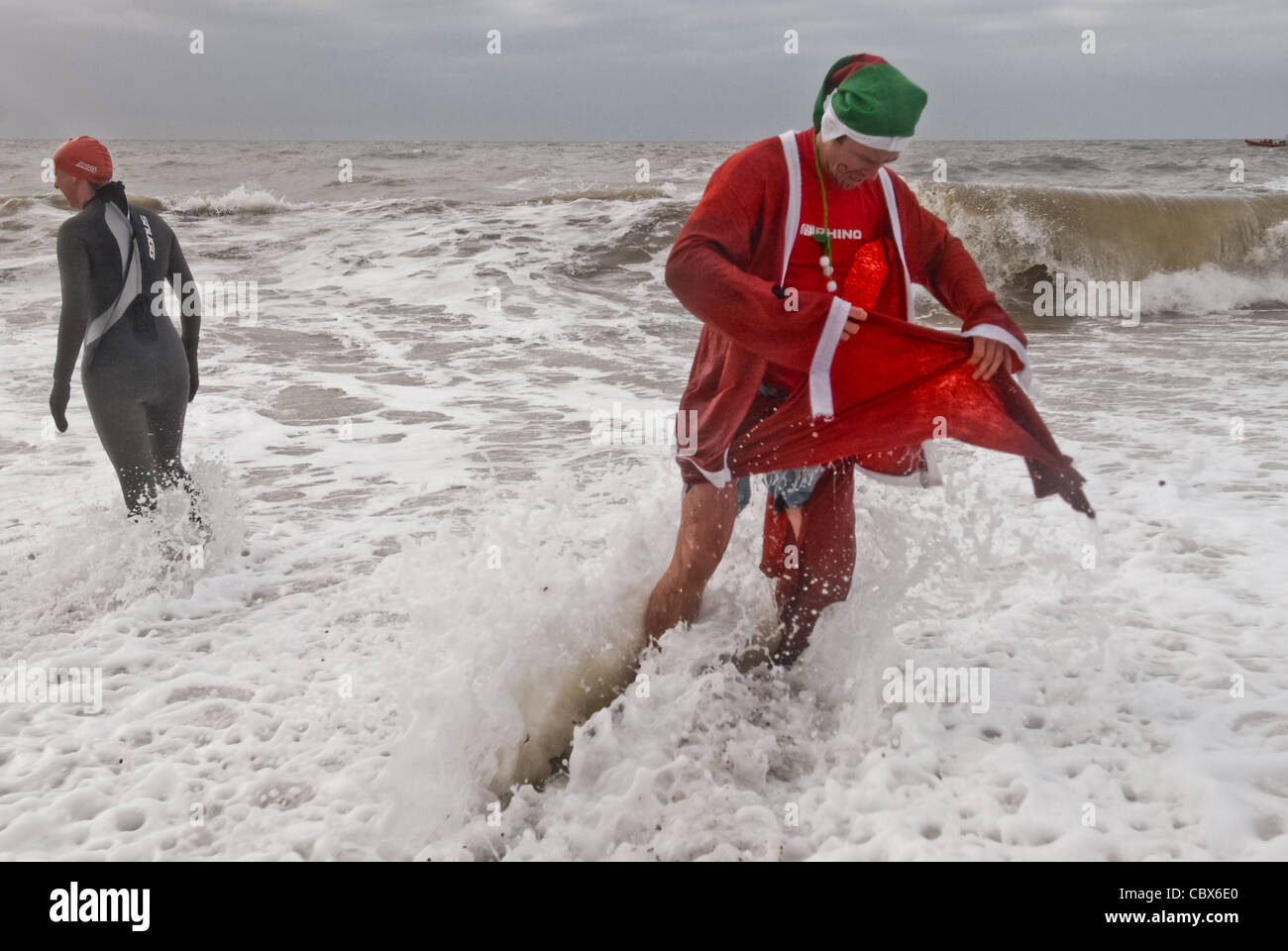 Christmas swim hi-res stock photography and images - Alamy