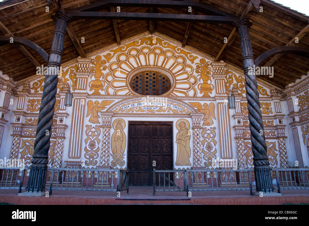 Bolivia. Colonial Church of Concepción (Chiquitania). Old Jesuitical ...