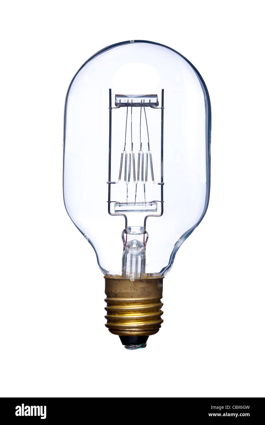 Light Bulb isolated on white background Stock Photo - Alamy