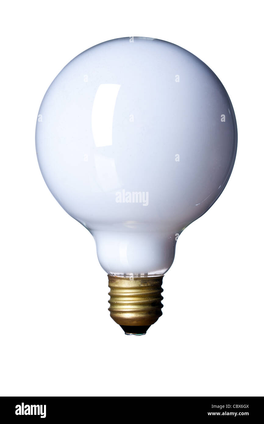 Light Bulb isolated on white background Stock Photo - Alamy