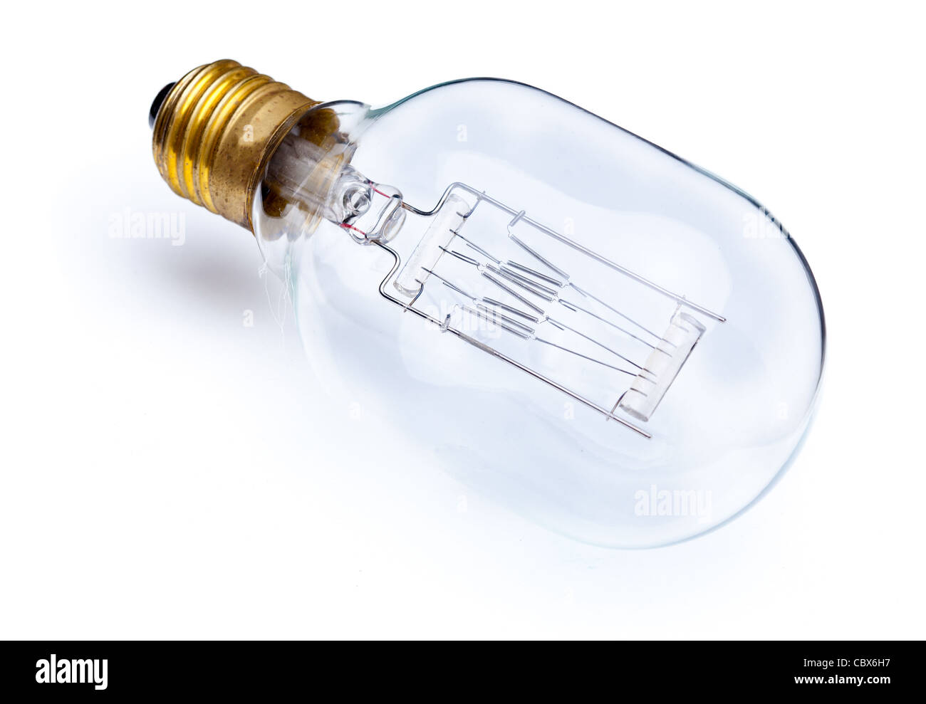 Light Bulb isolated on white background Stock Photo - Alamy