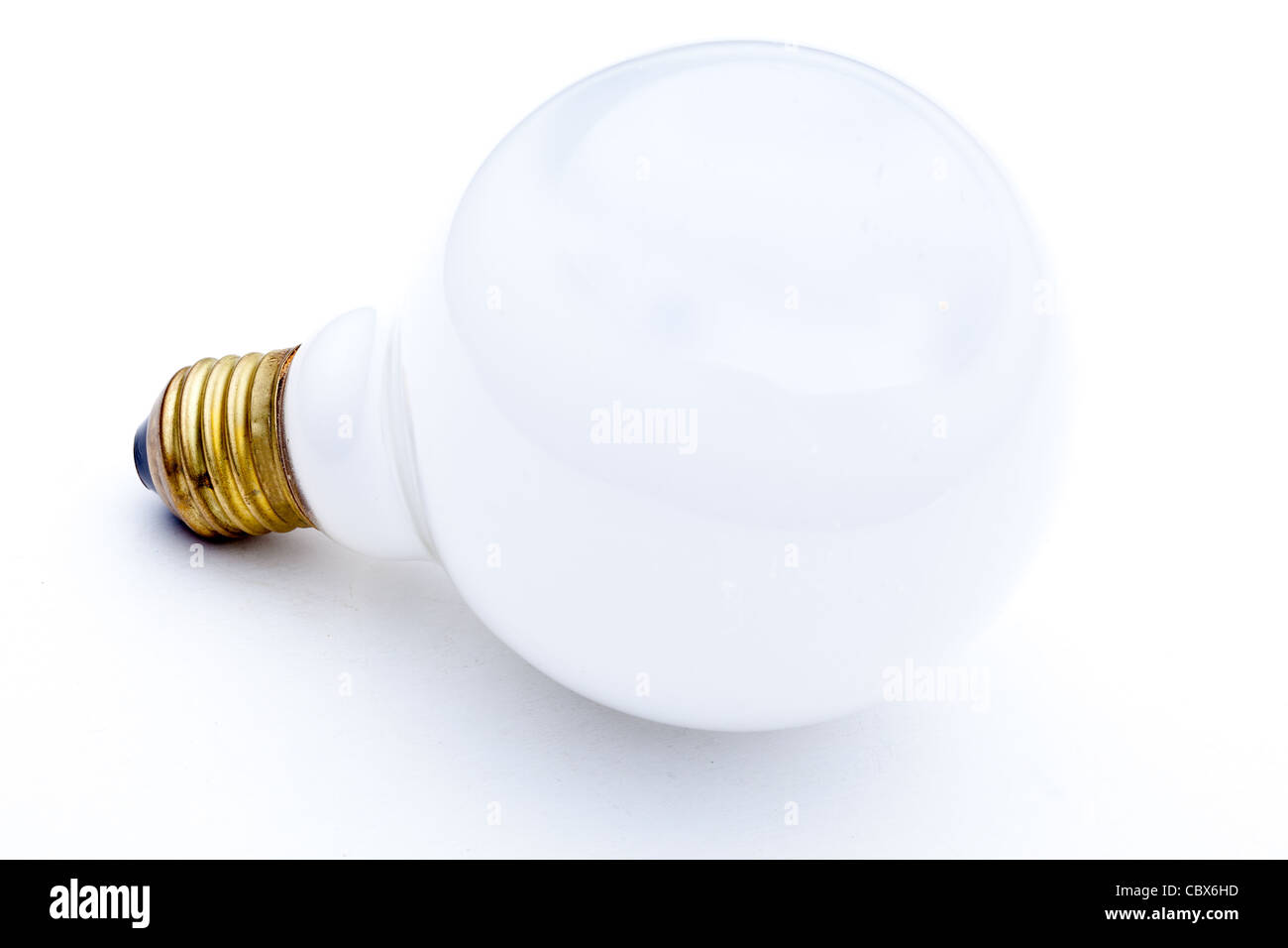Light Bulb isolated on white background Stock Photo - Alamy