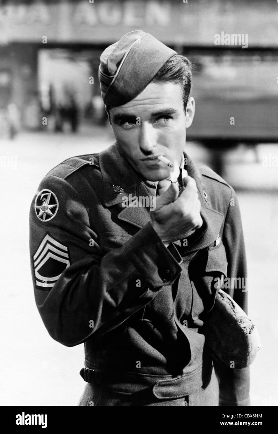 Montgomery clift portrait military hi-res stock photography and images ...