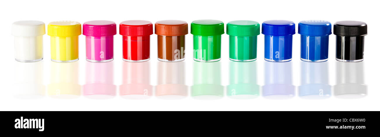 rainbow colors in bucket Stock Photo - Alamy