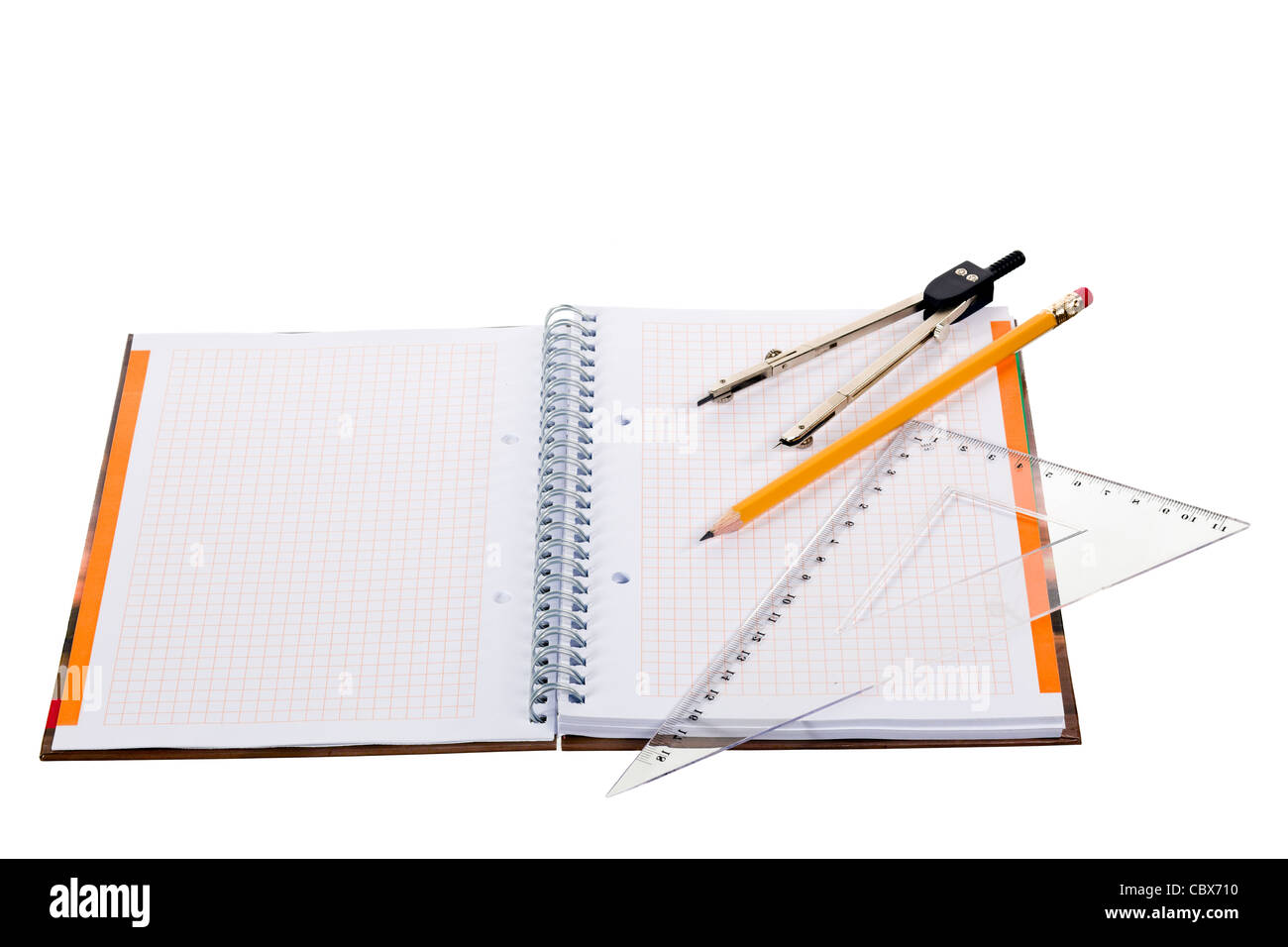 Gear with pencil Cut Out Stock Images & Pictures - Alamy