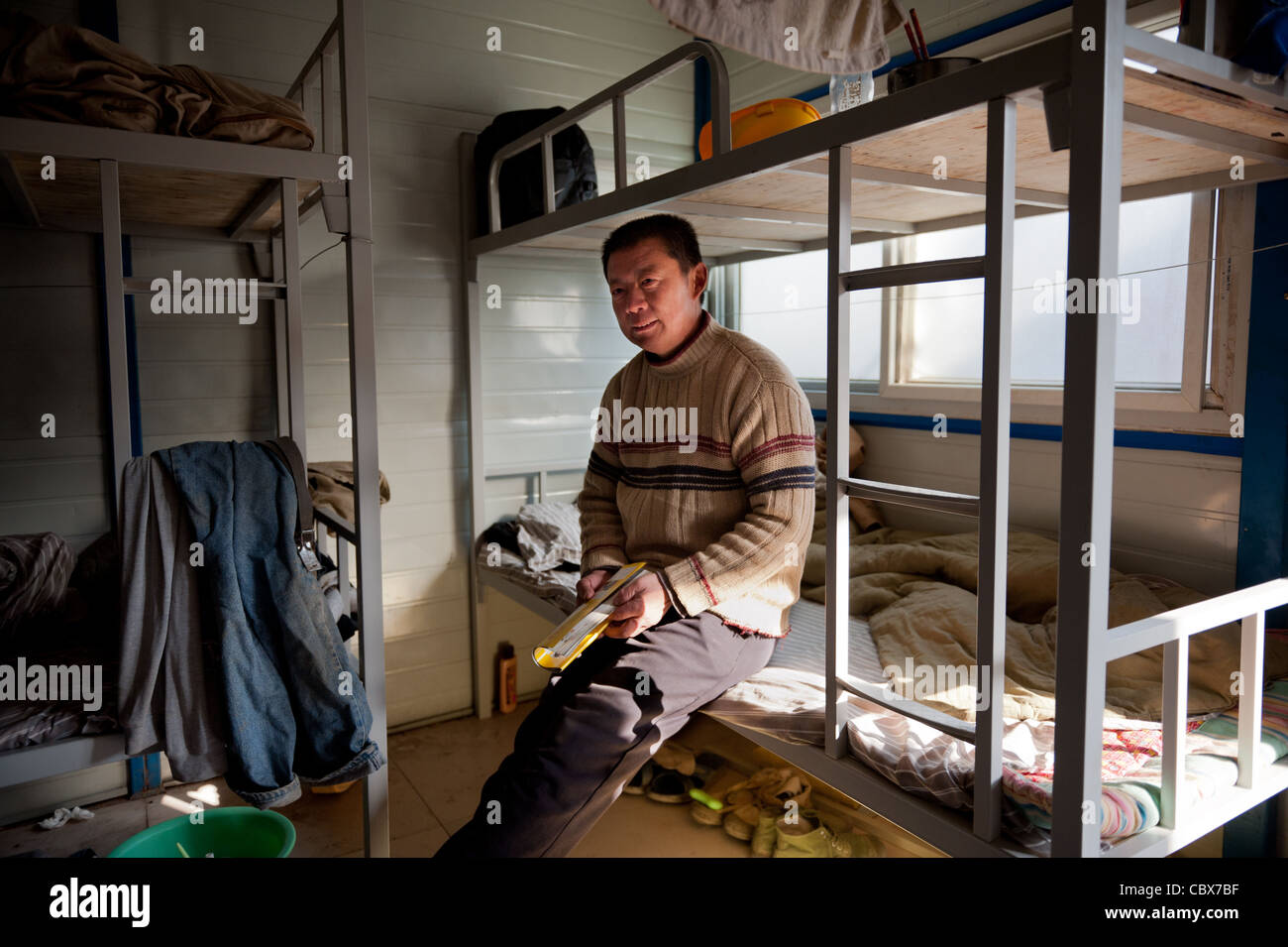 Chinese workers dormitory in construction hi-res stock photography and ...