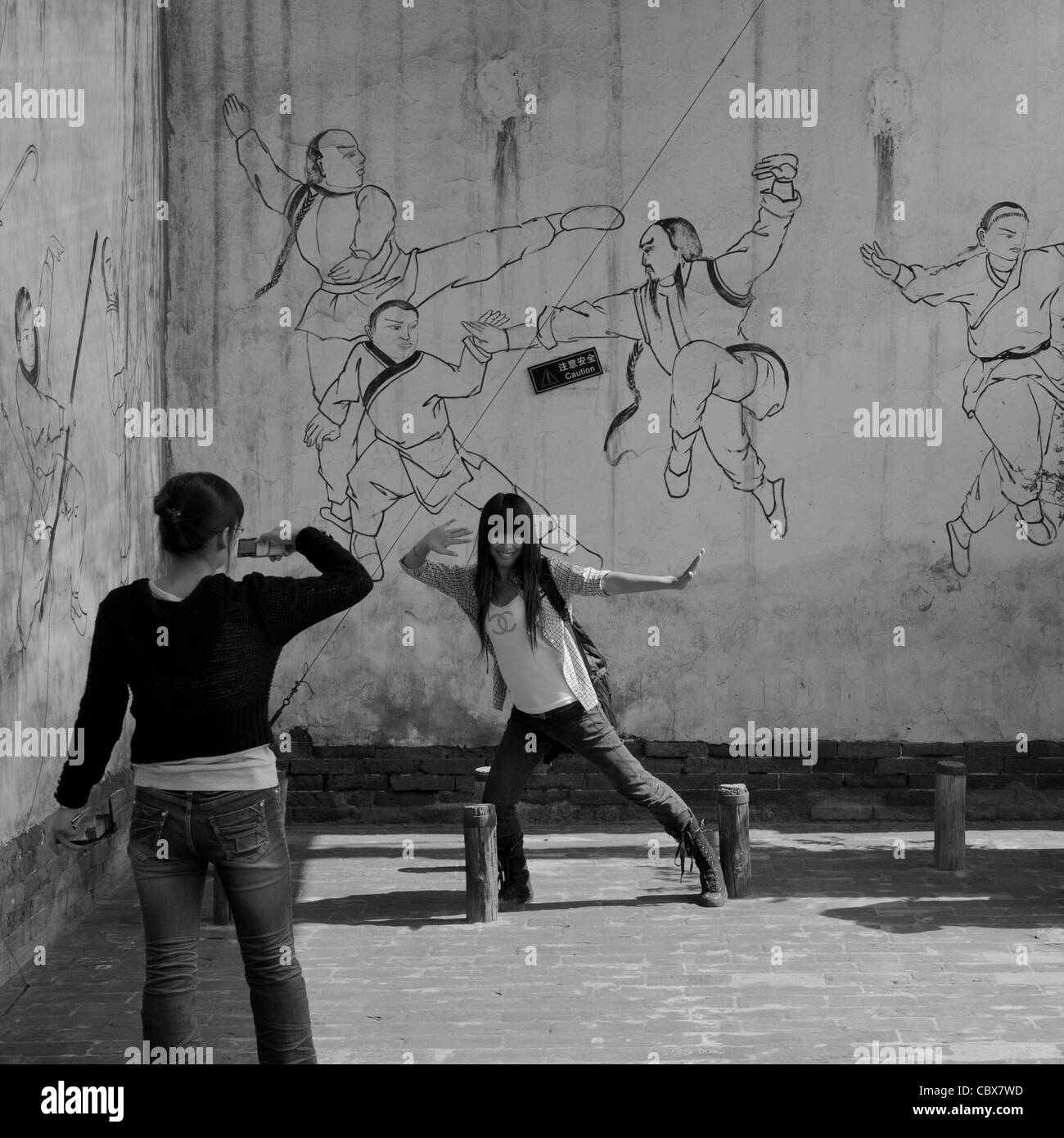 Picture asian young woman Black and White Stock Photos & Images - Alamy