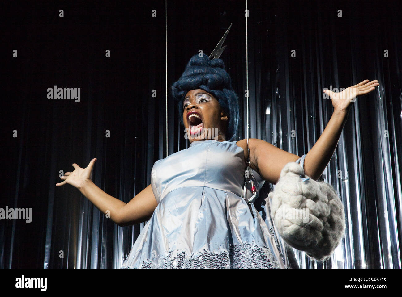 Sandra Bee as the Fairy Godmother, Cinderella panto at the Theatre ...