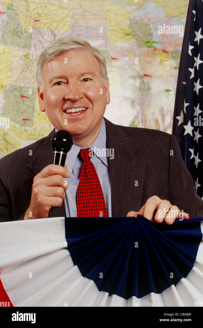 Politician podium hi-res stock photography and images - Alamy