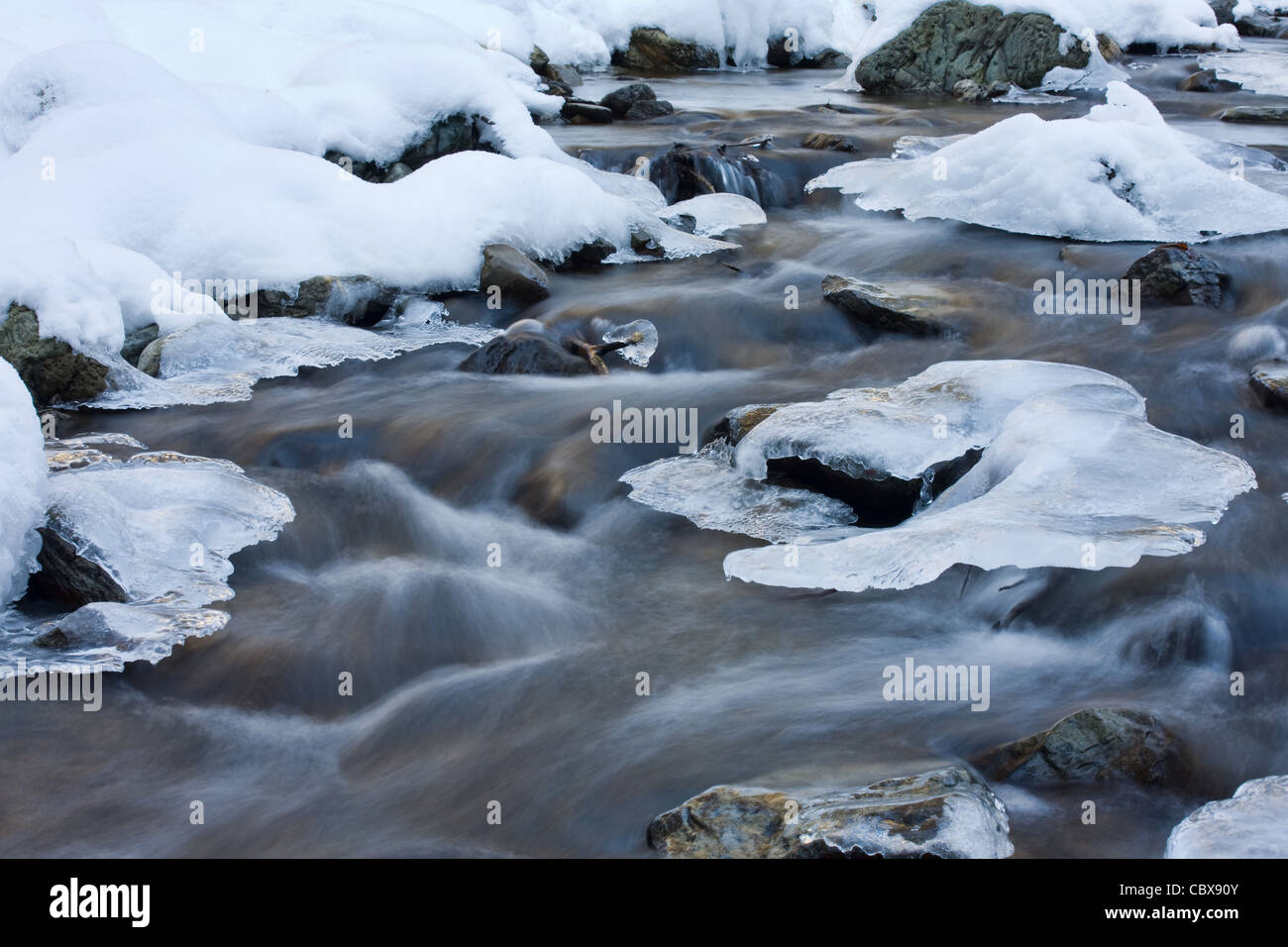 brook, cascade, cold, creek, crystal, december, environment, fall ...