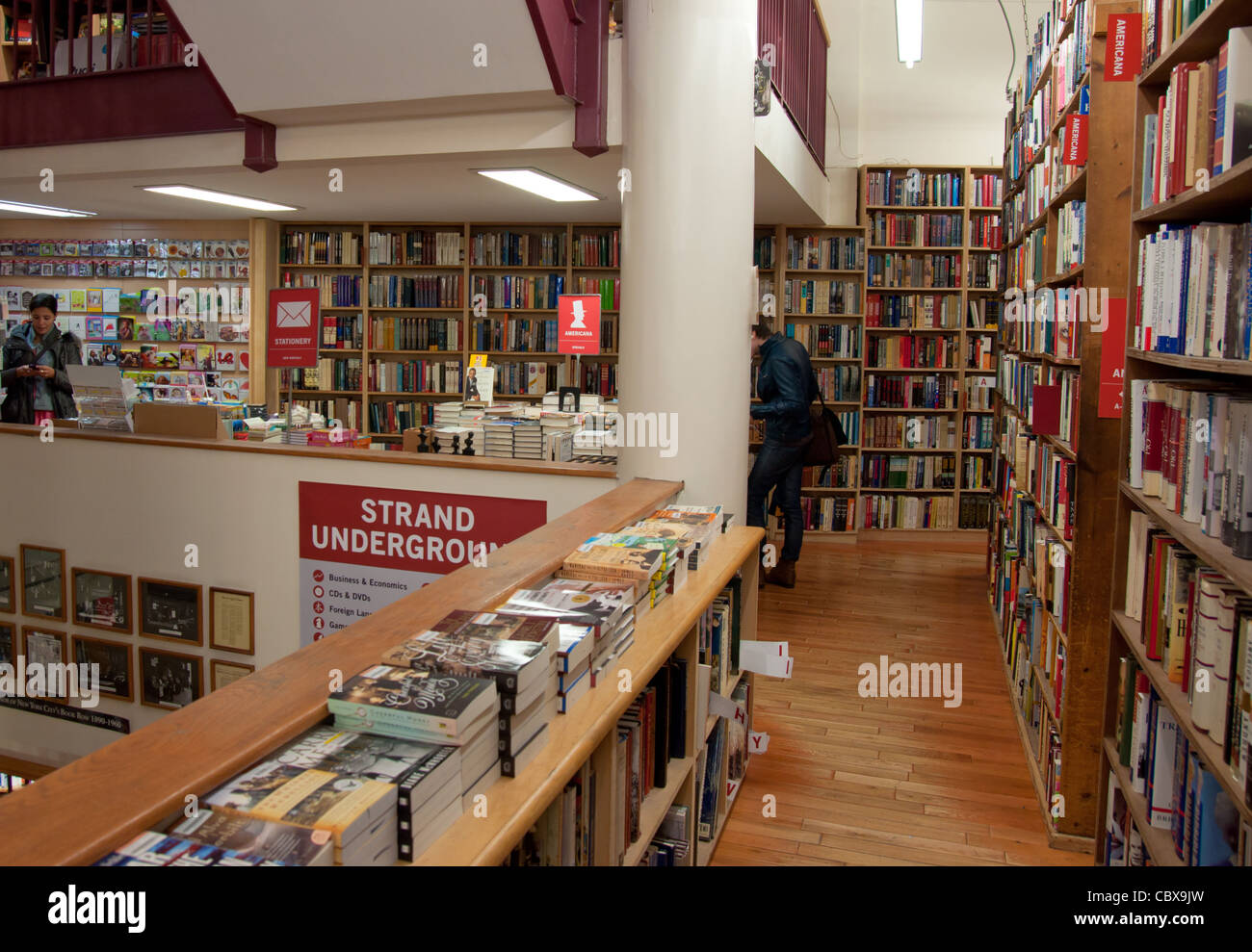 Strand Famous Bookstore on 828 Broadway, Manhattan (New York City Stock ...