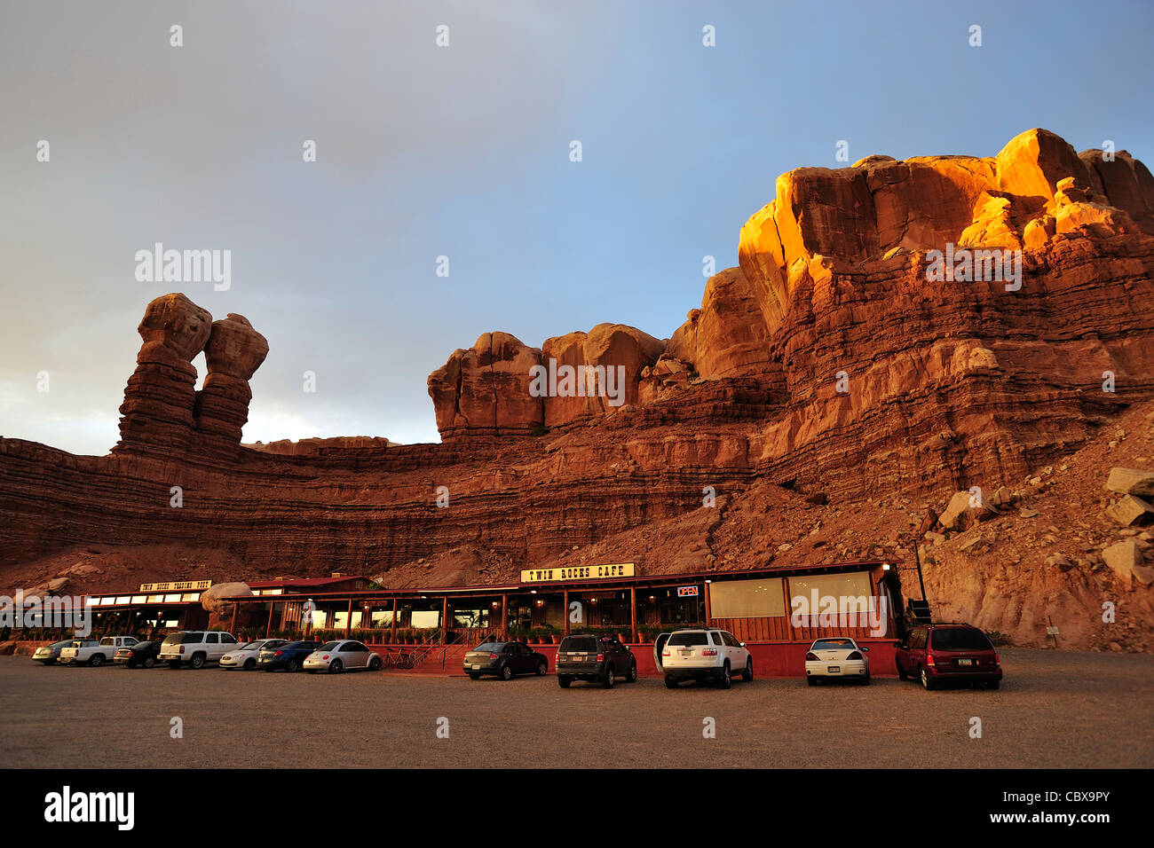 Twin Rock Bluff Stock Photo - Alamy