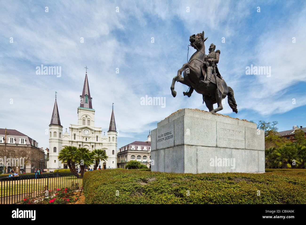 Andrew jackson statue square hi-res stock photography and images - Alamy