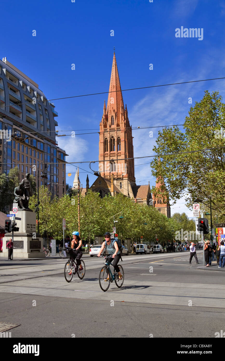 Melbourne street scene hi-res stock photography and images - Alamy