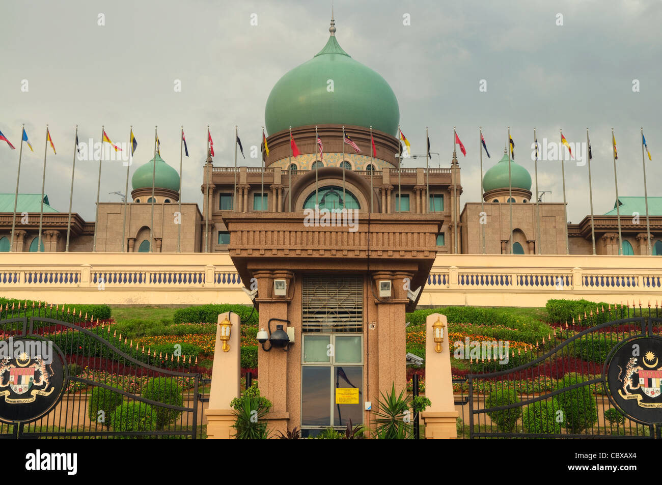 Islamic architecture landscape in sunset Stock Photo - Alamy