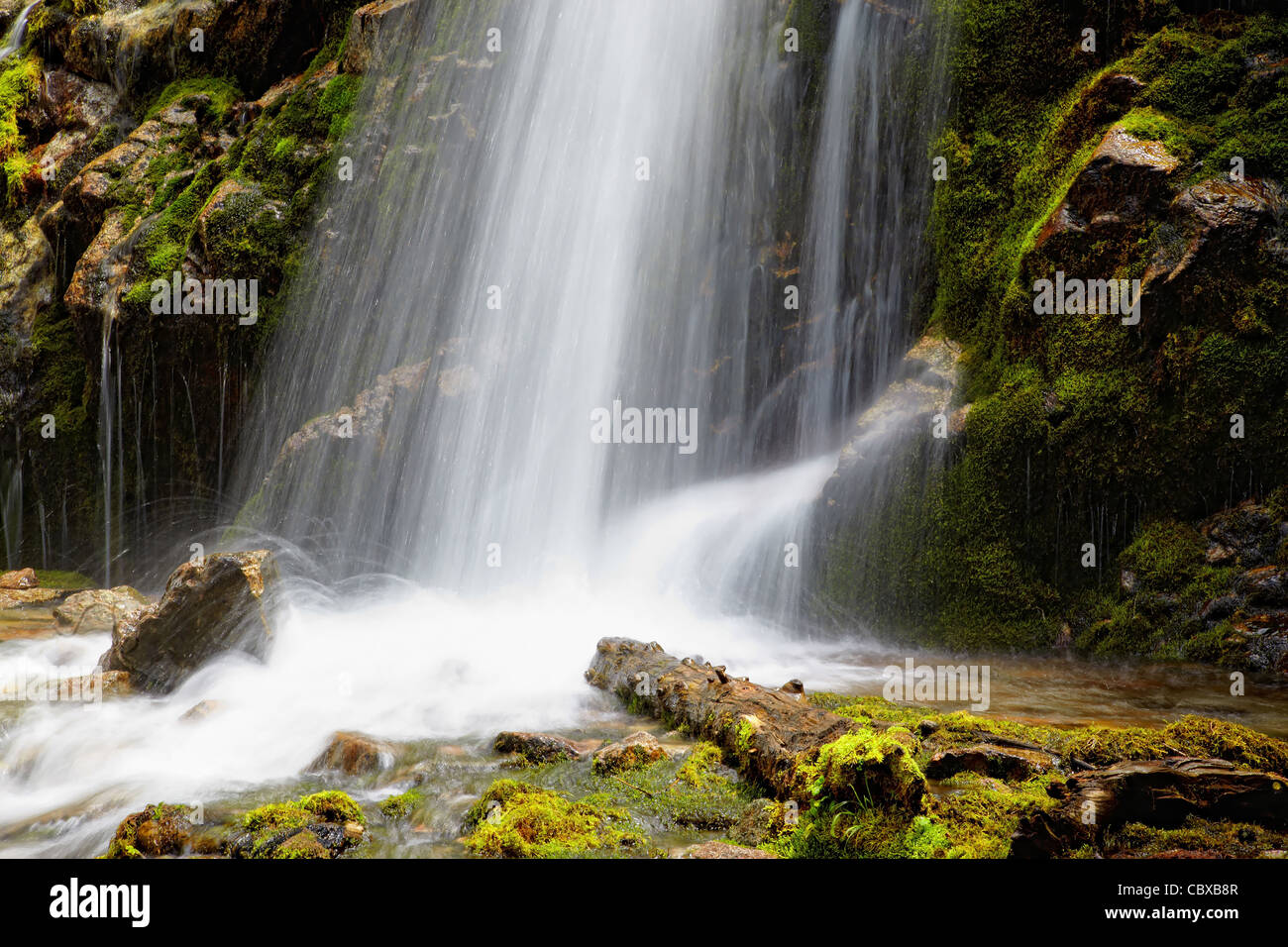 Waterfall close-up for wallpaper or backgrounds Stock Photo - Alamy