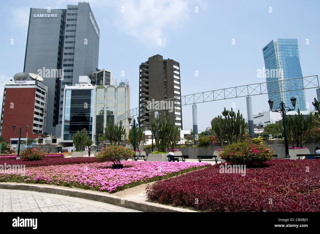 Peru. Lima city. San Isidro. Financial district Stock Photo - Alamy