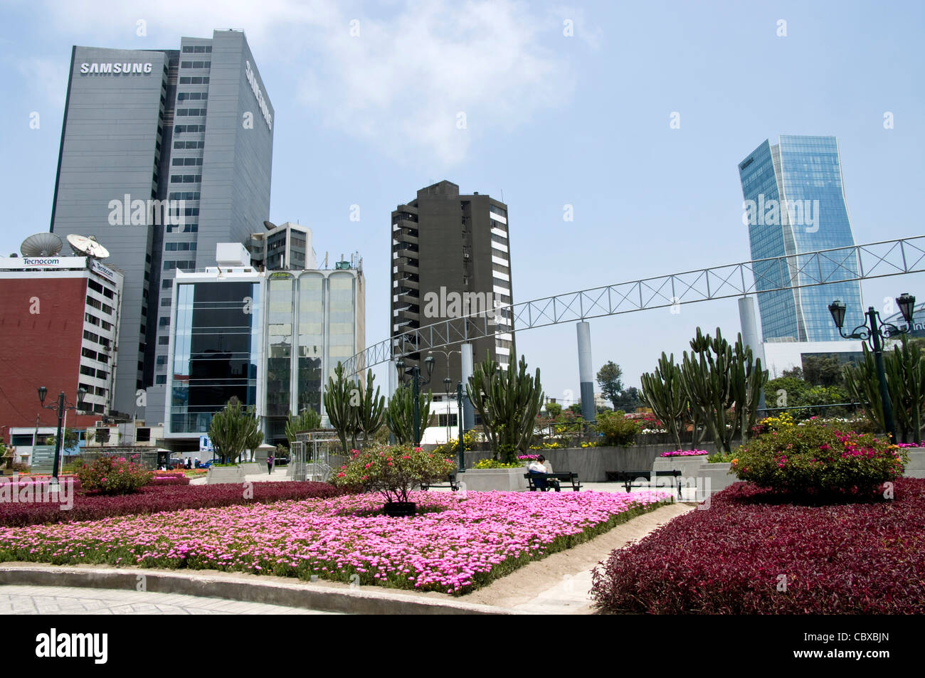Peru. Lima city. San Isidro. Financial district Stock Photo - Alamy