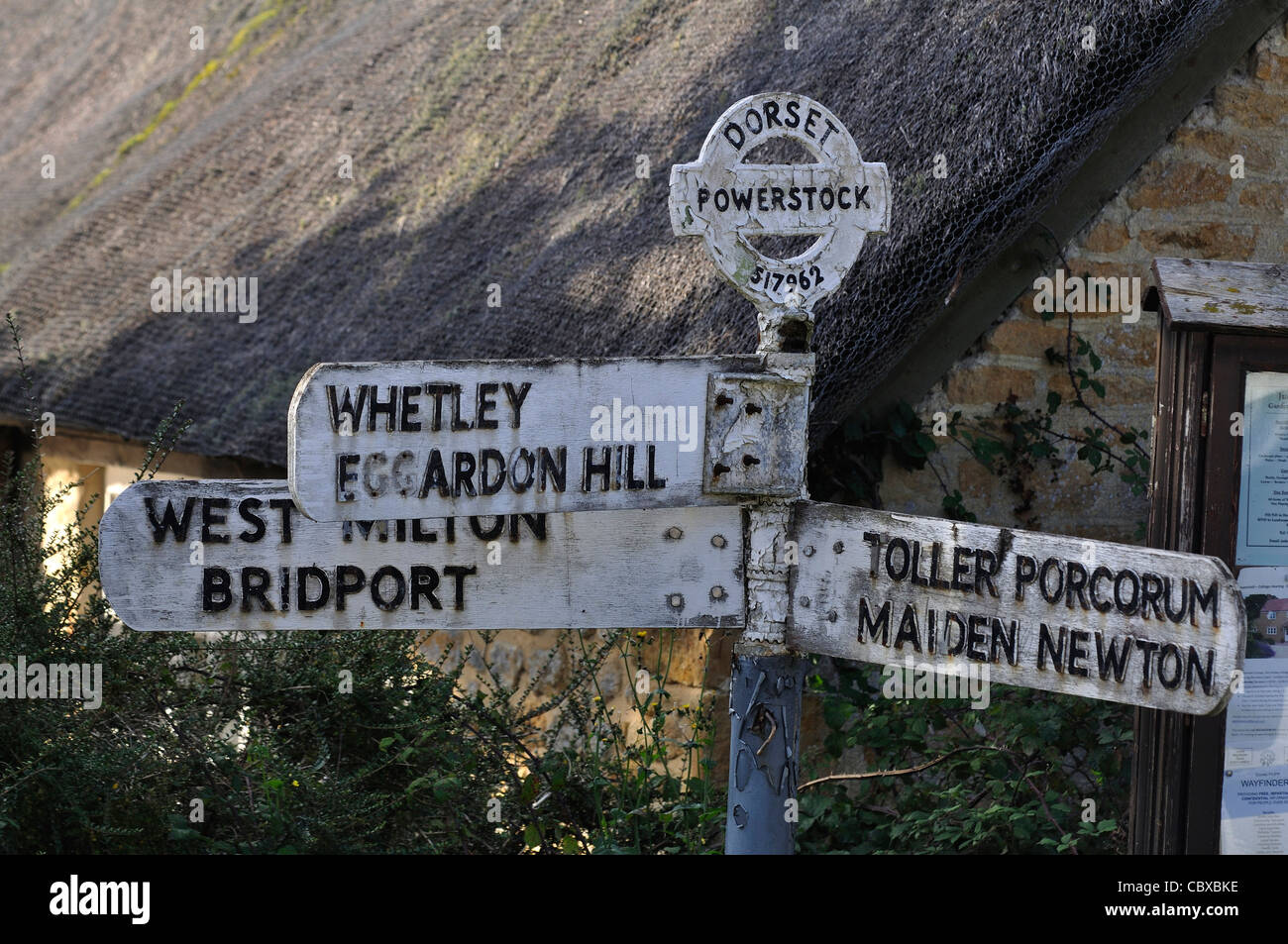 A traditional finger post in Dorset UK Stock Photo - Alamy