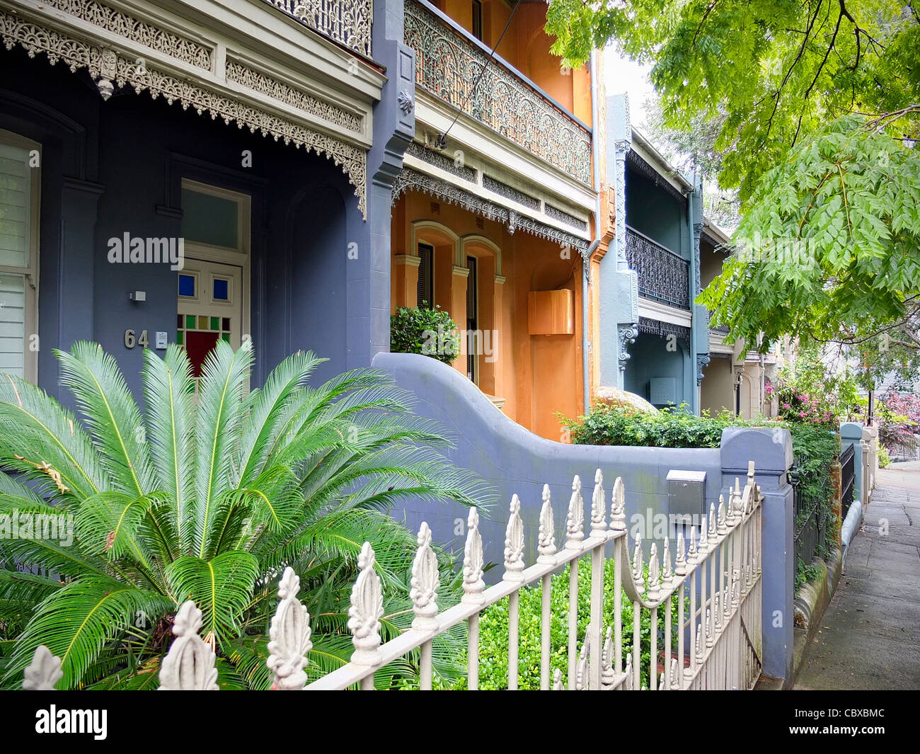 Paddington Terrace, Sydney Australia Stock Photo - Alamy