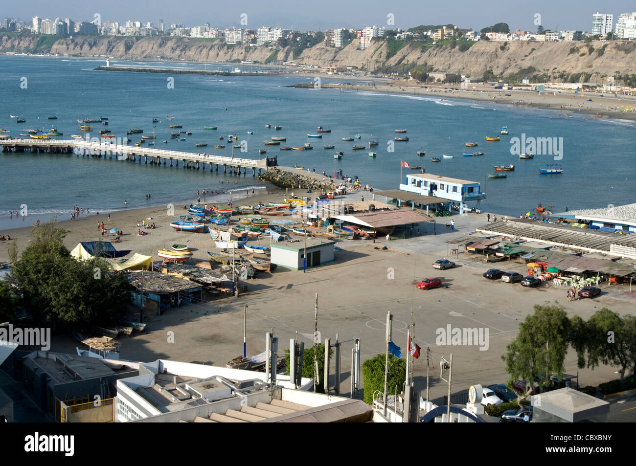 Peru lima city chorrillos port hi-res stock photography and images - Alamy
