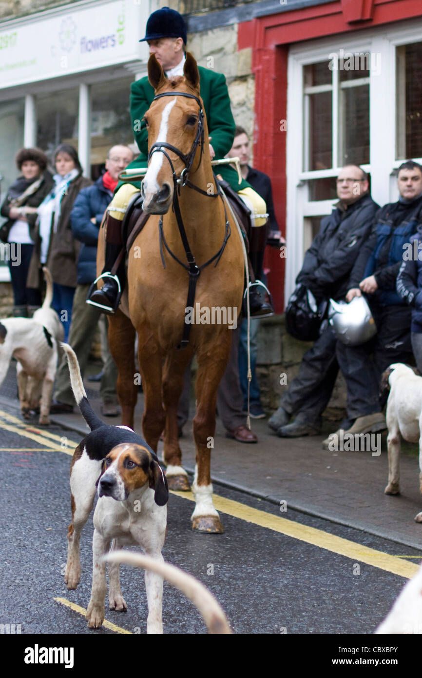 The Heythrop Hunt at the boxing day meet in Chipping Norton Stock Photo ...