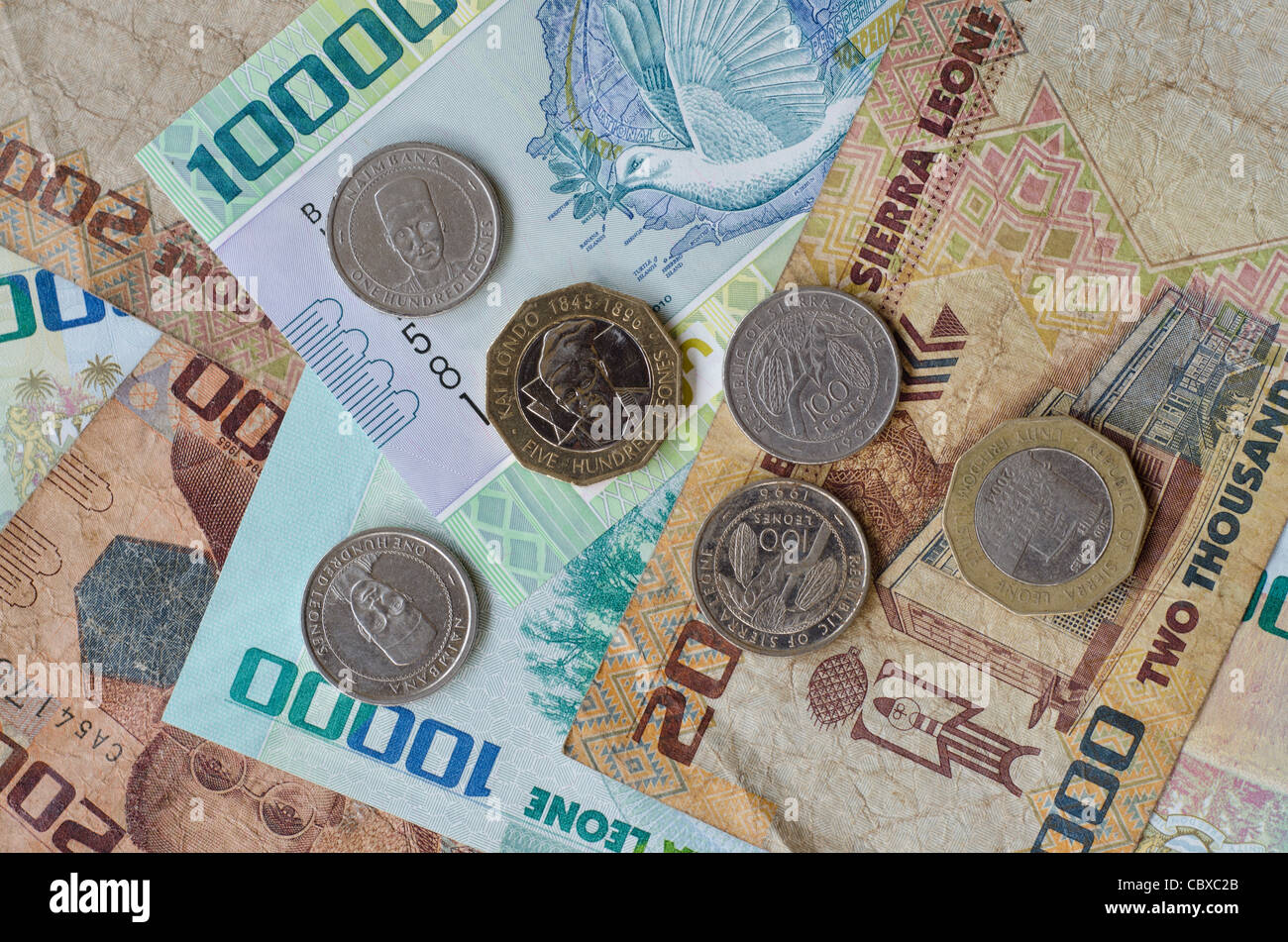Money sierra leone hi-res stock photography and images - Alamy