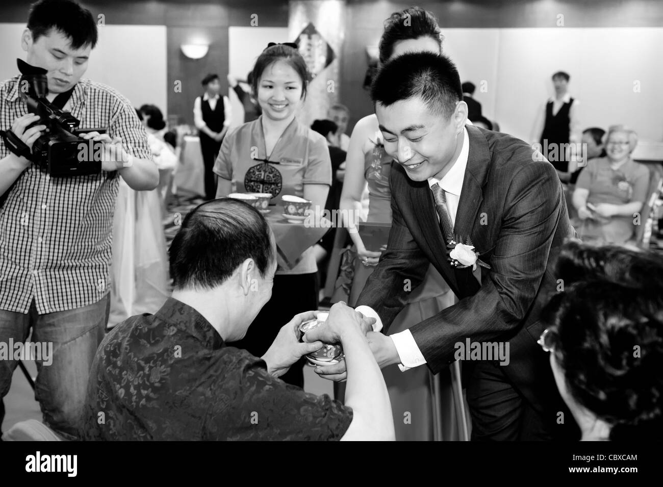 The wedding of Li Ang and Guo Lina Stock Photo - Alamy