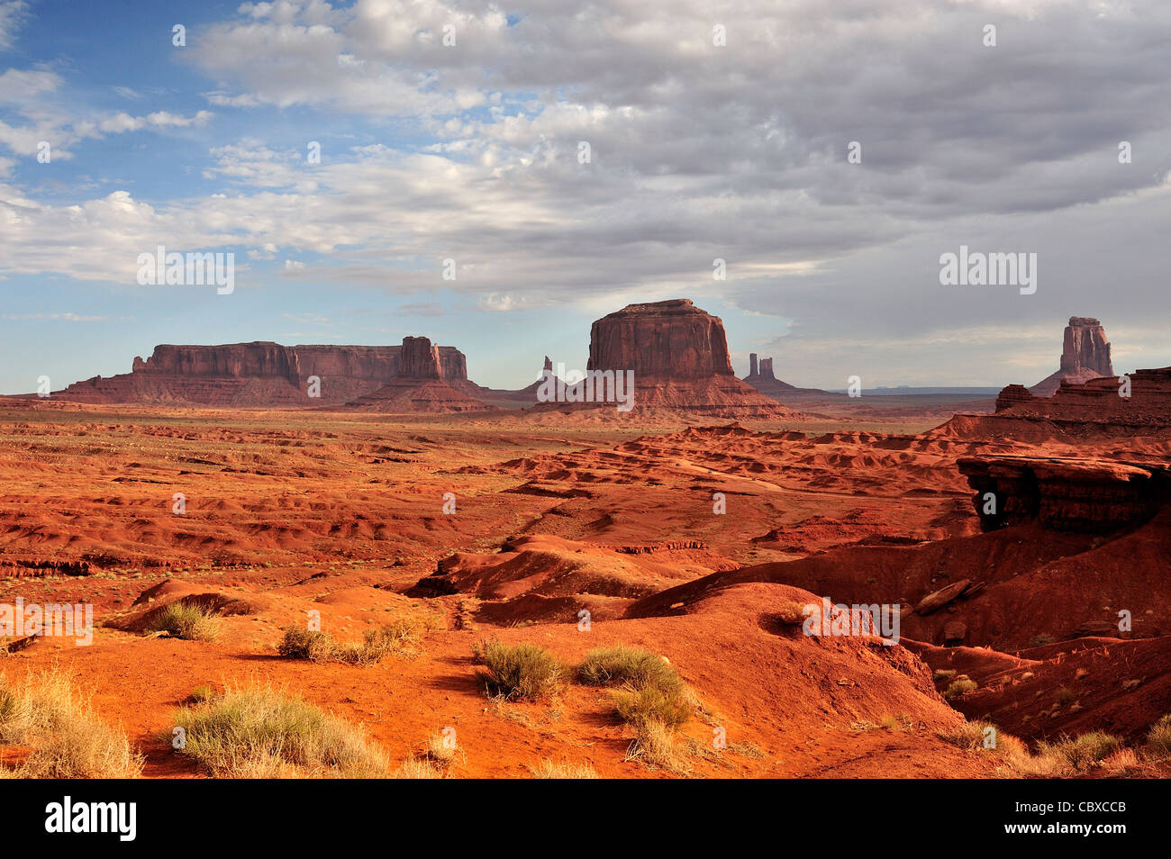 Monument Valley view from John Ford's point Stock Photo - Alamy