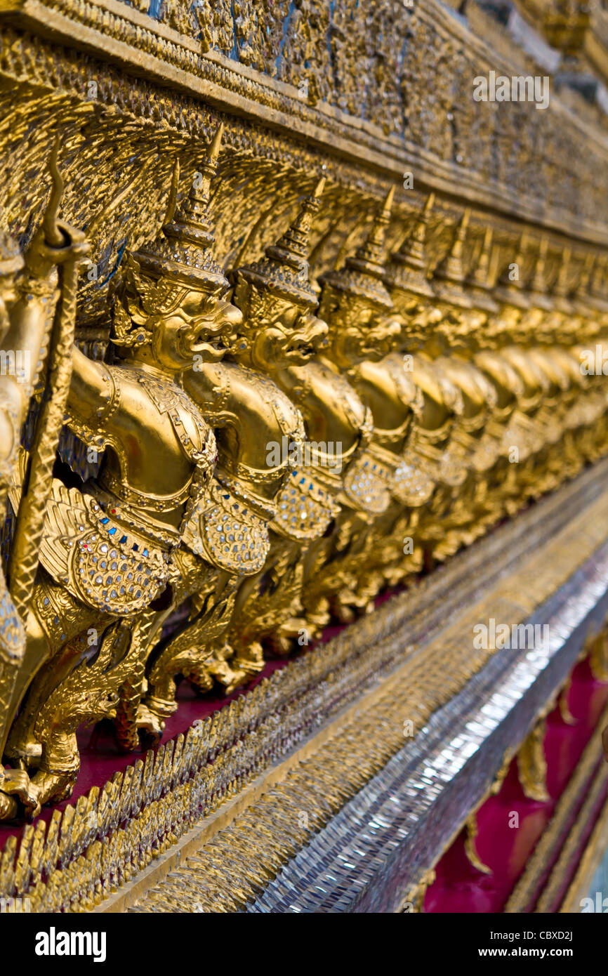 Golden Garuda in Grand Palace Bangkok Thailand Stock Photo - Alamy