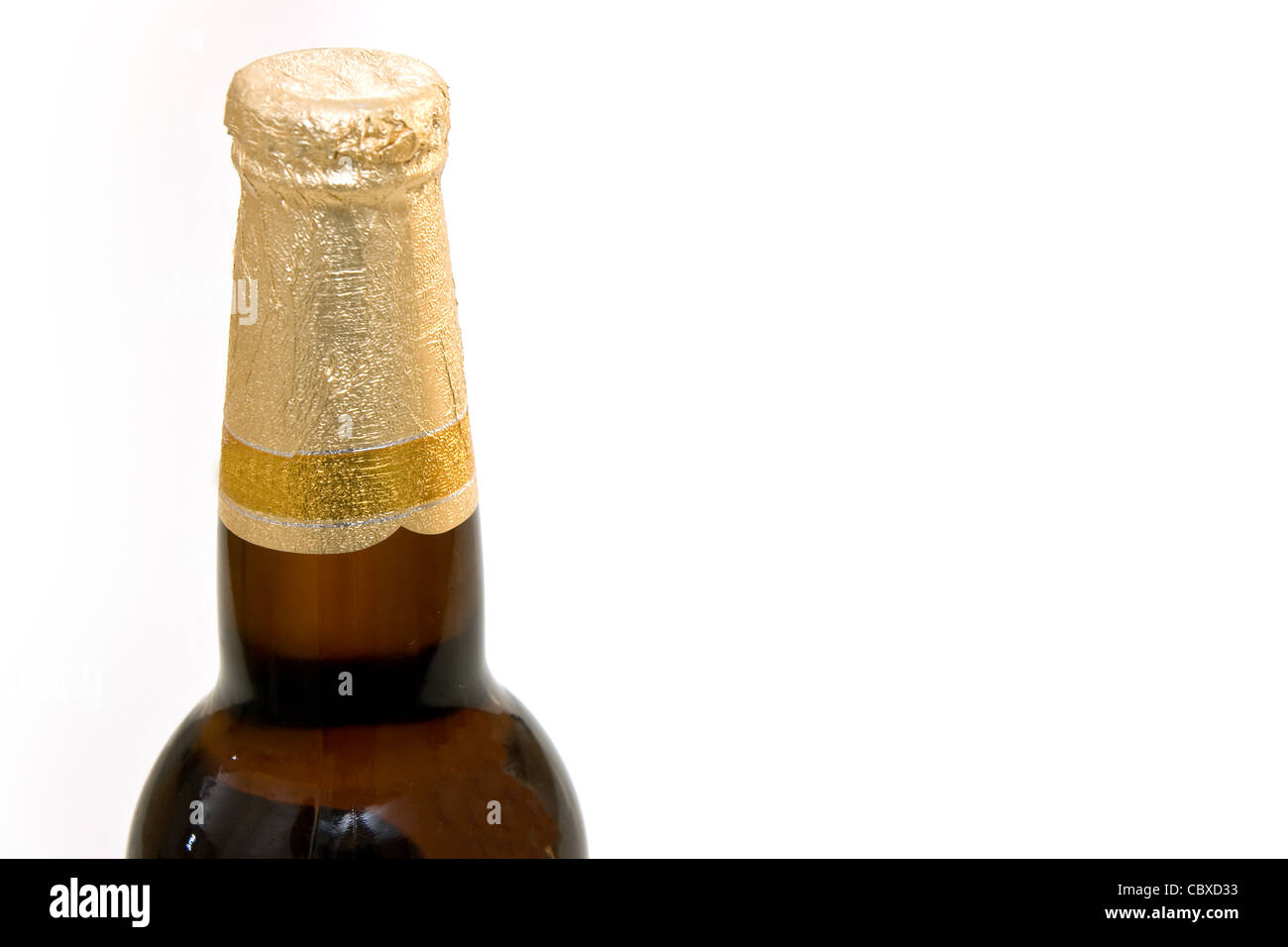 Isolated beer bottle Stock Photo - Alamy