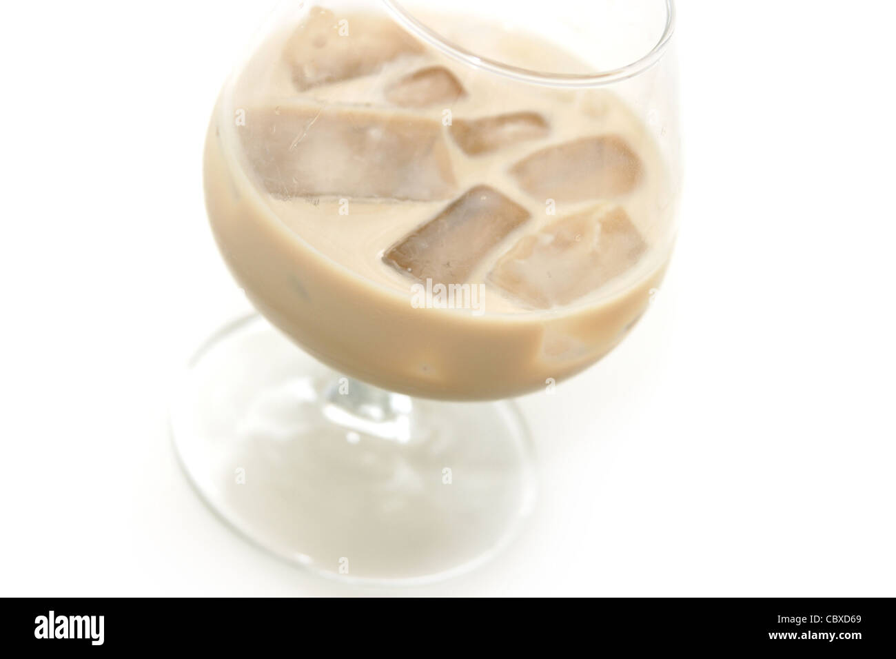 Irish cream isolated on white Stock Photo - Alamy
