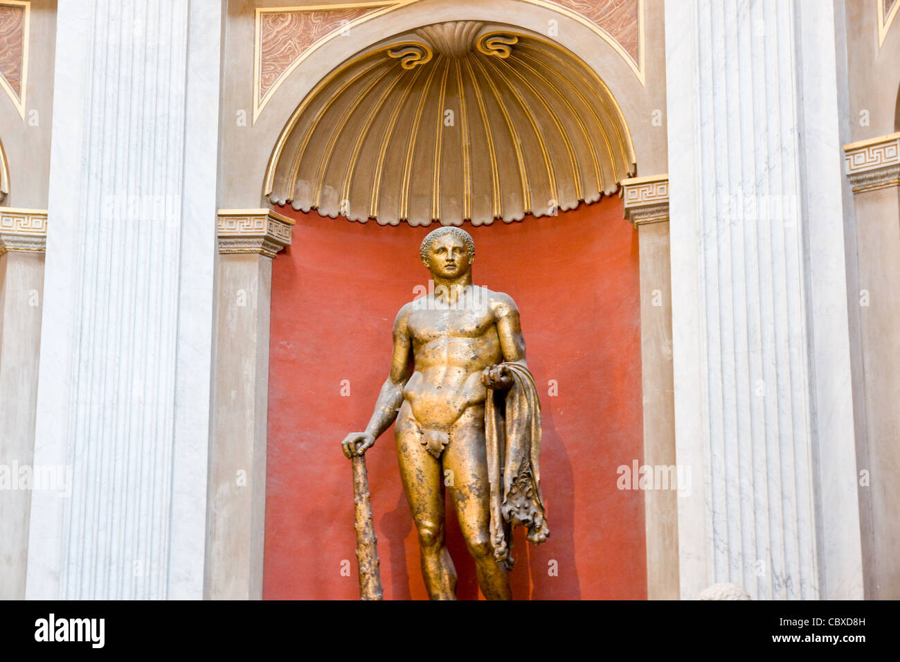 Statue inside vatican museum Stock Photo - Alamy