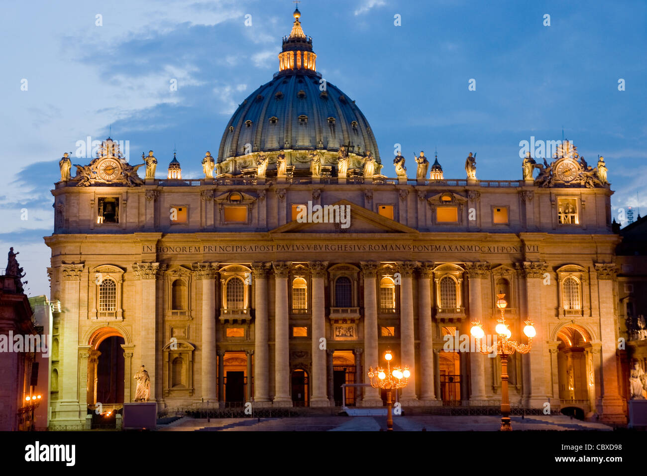 St peter basilica Stock Photo - Alamy