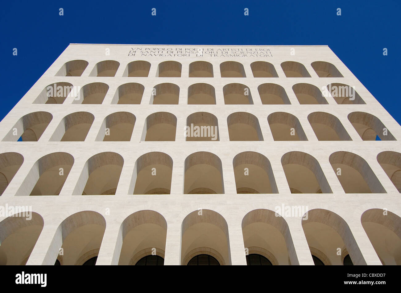The Palazzo della Civiltà Italiana, also known as Colosseo Quadrato ...
