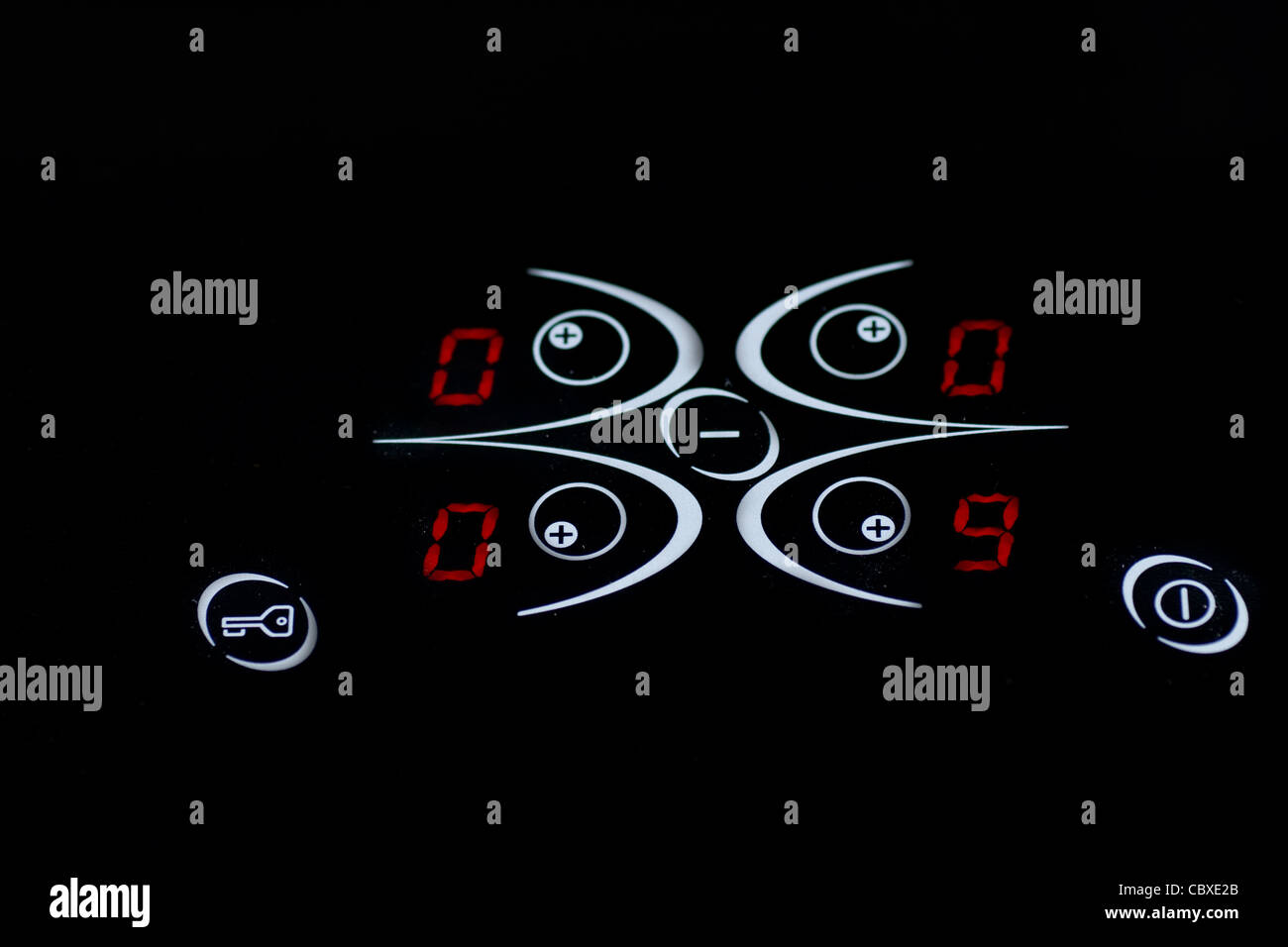 Digital oven display Stock Photo - Alamy