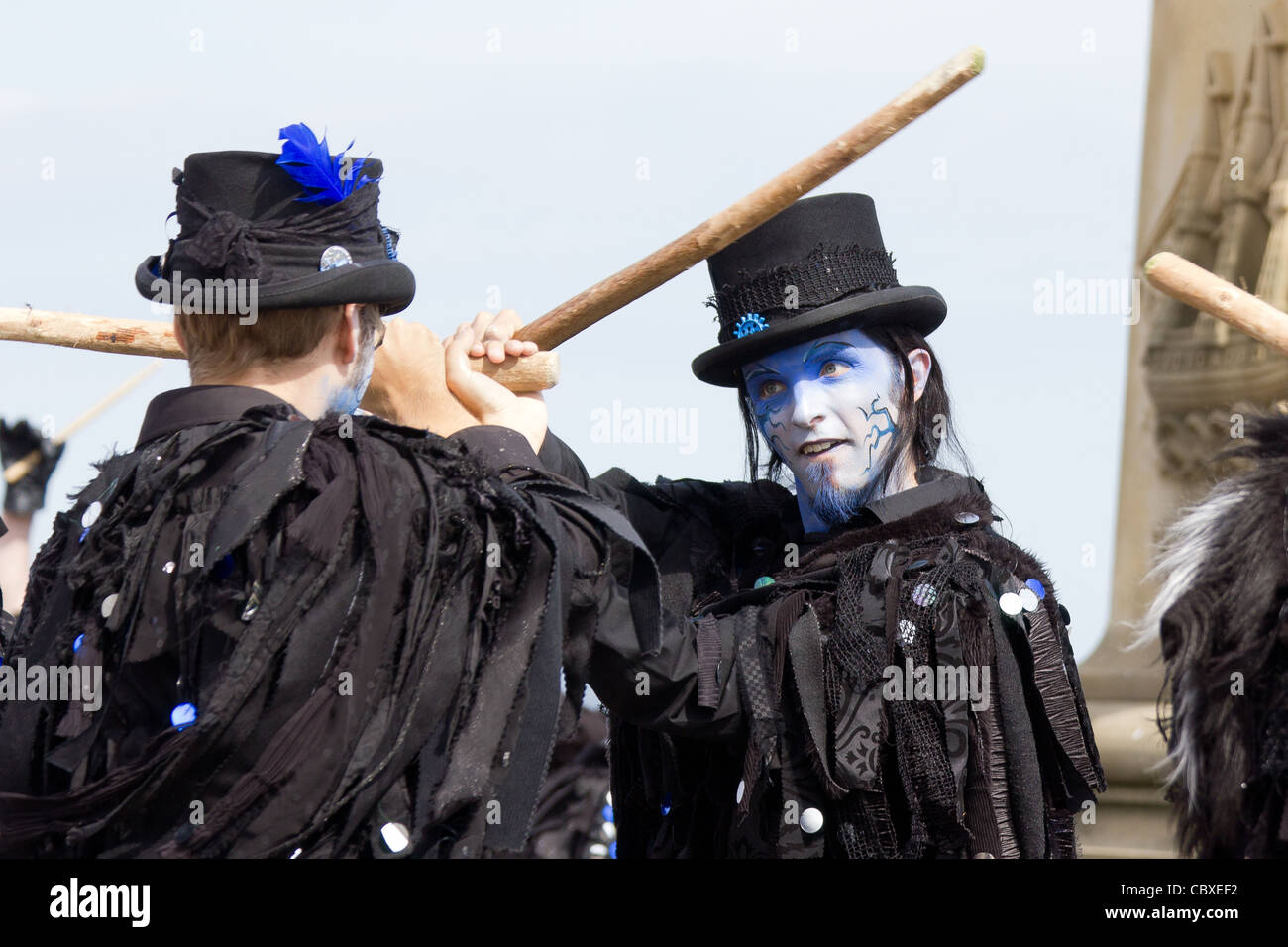 Morris Dancers Performing Traditional Stick High Resolution Stock ...