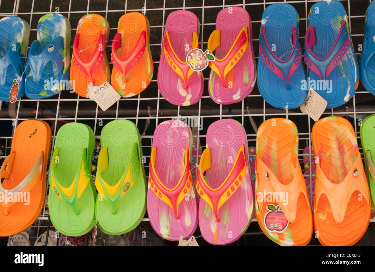 Plastic flip flops hi-res stock photography and images - Alamy