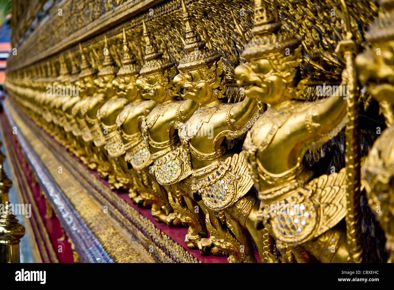 Golden Garuda in Grand Palace Thailand Stock Photo - Alamy