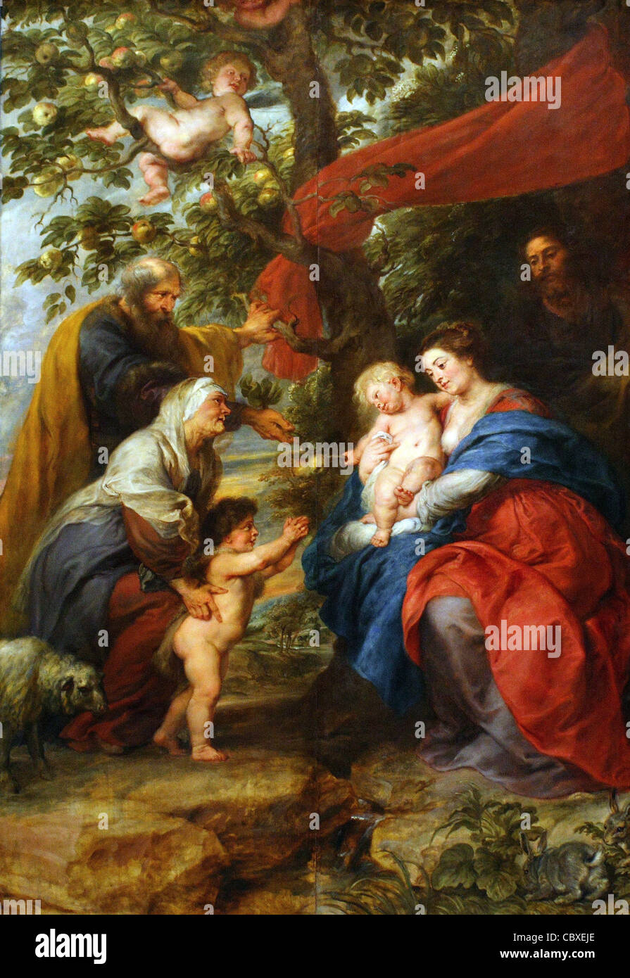 Peter Paul Rubens Flemish school Holy Family Beneath an Apple Tree 1630 ...
