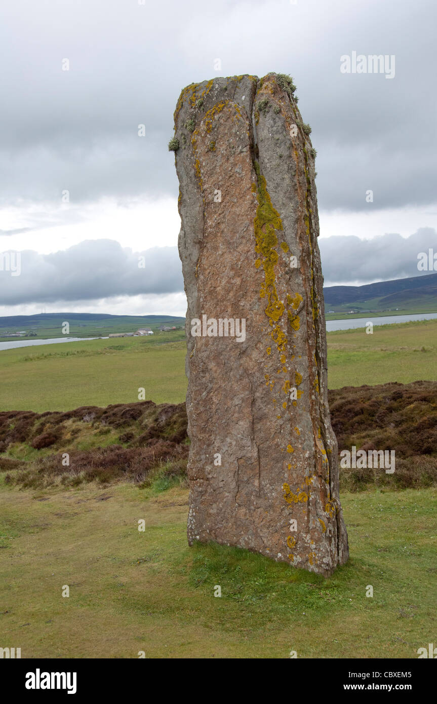 Scotland, Orkney Islands, Mainland, Stromness. The Ring of Brodgar is ...