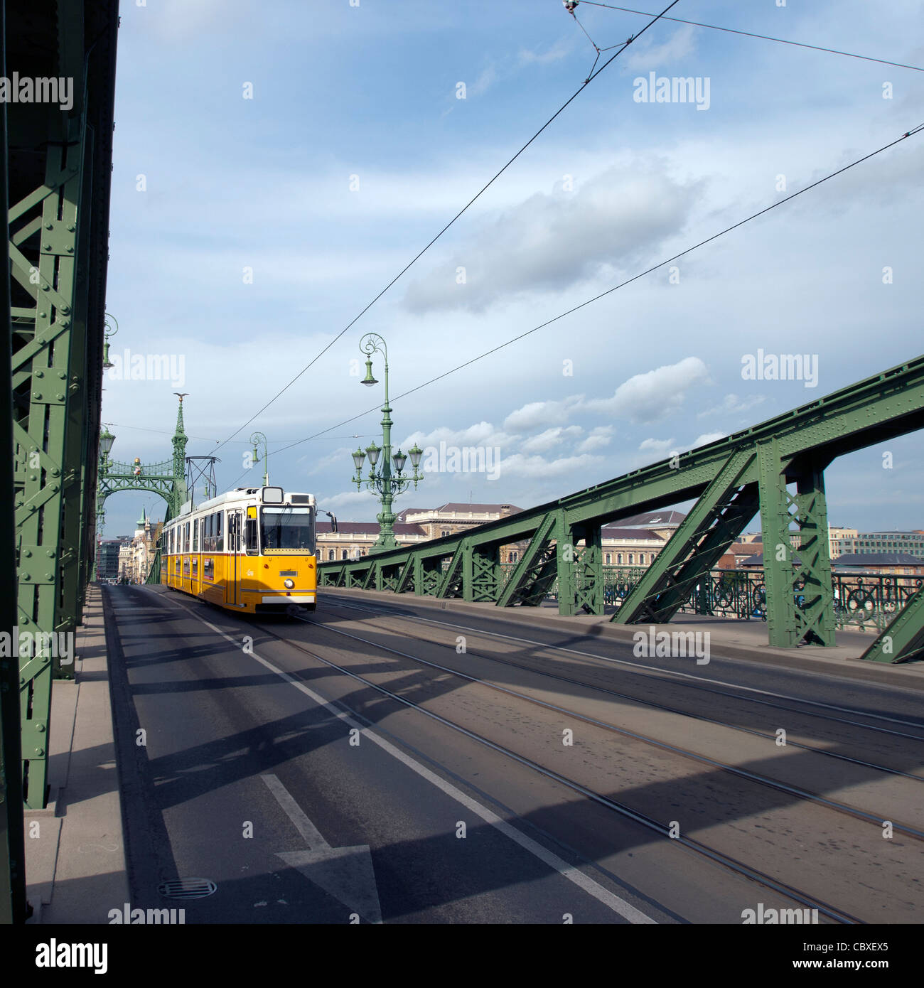 Tram yellow hi-res stock photography and images - Alamy
