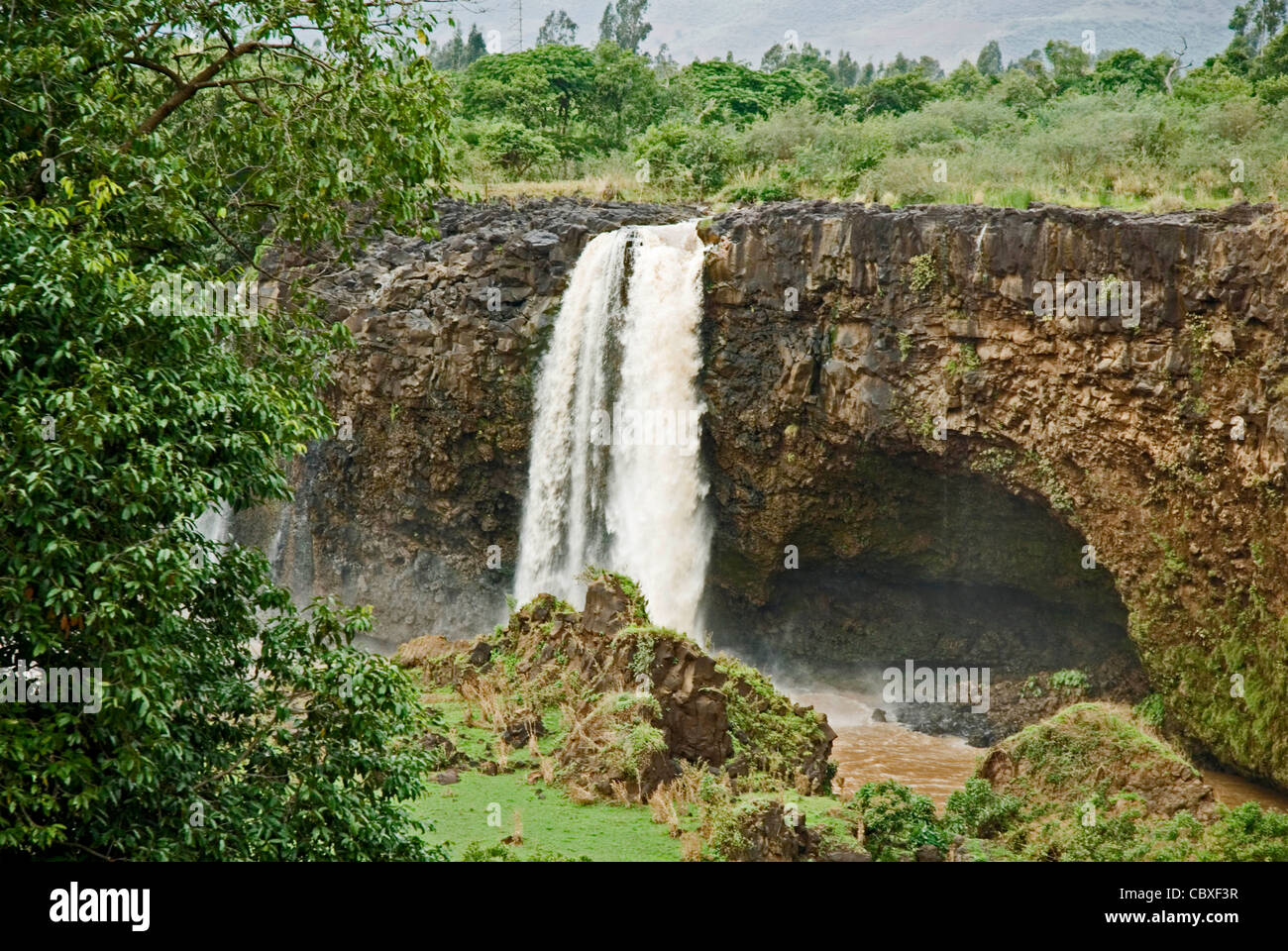 Waterfall, Blue Nile river, Bahir Dar, Ethiopia Stock Photo - Alamy