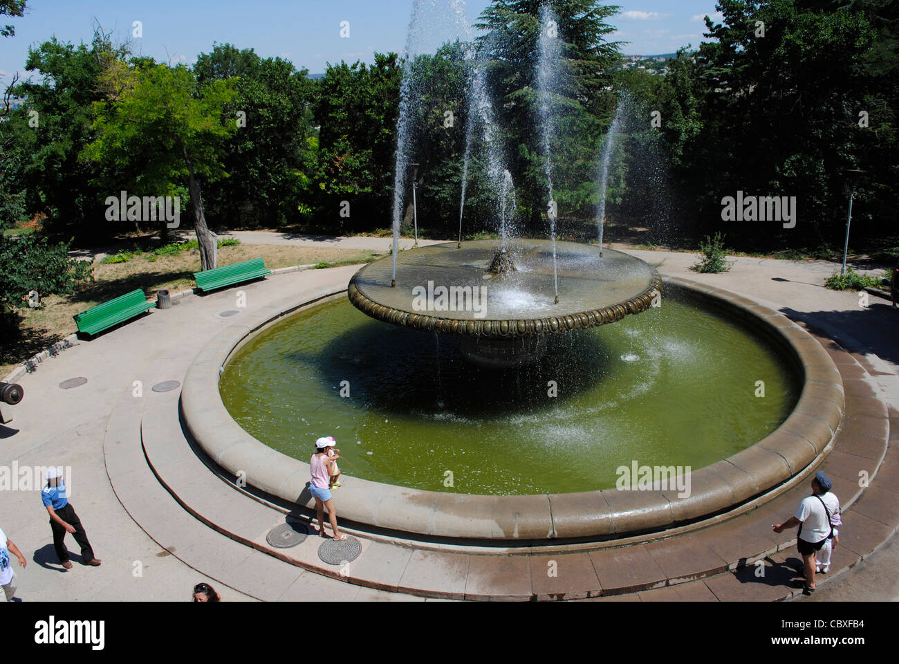 Ukraine. Sevastopol. Fountain. Crimean Peninsula Stock Photo - Alamy
